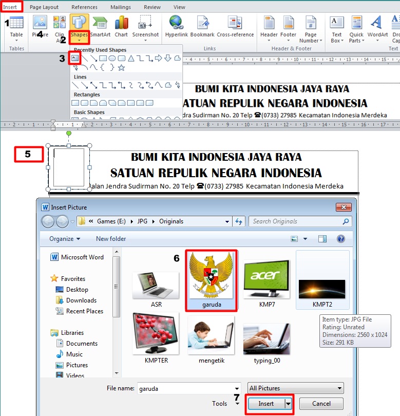 Cara Membuat Cop Surat ~ Cara Membuat Cop Surat