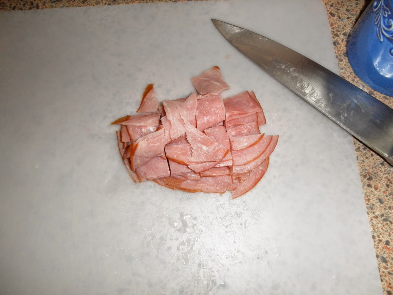 Chop Your Own!: Burnt Cheese Omelet with Ham & Onion