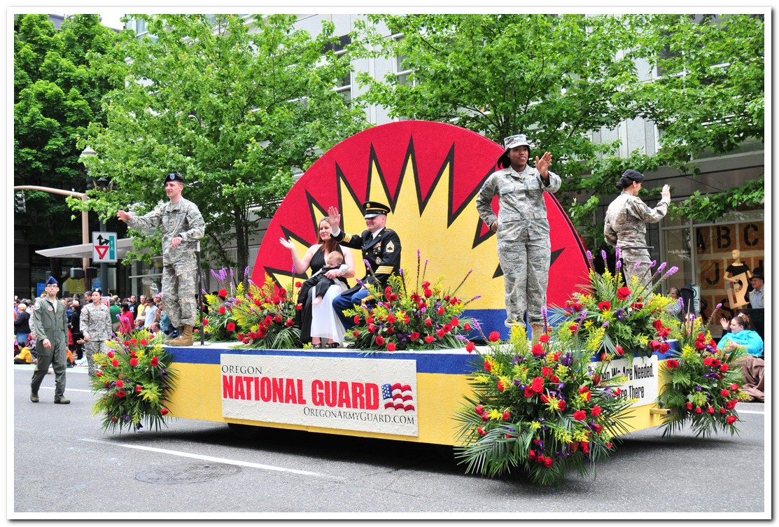 One-stop: Rose Festival .. floats only @ Downtown Portland