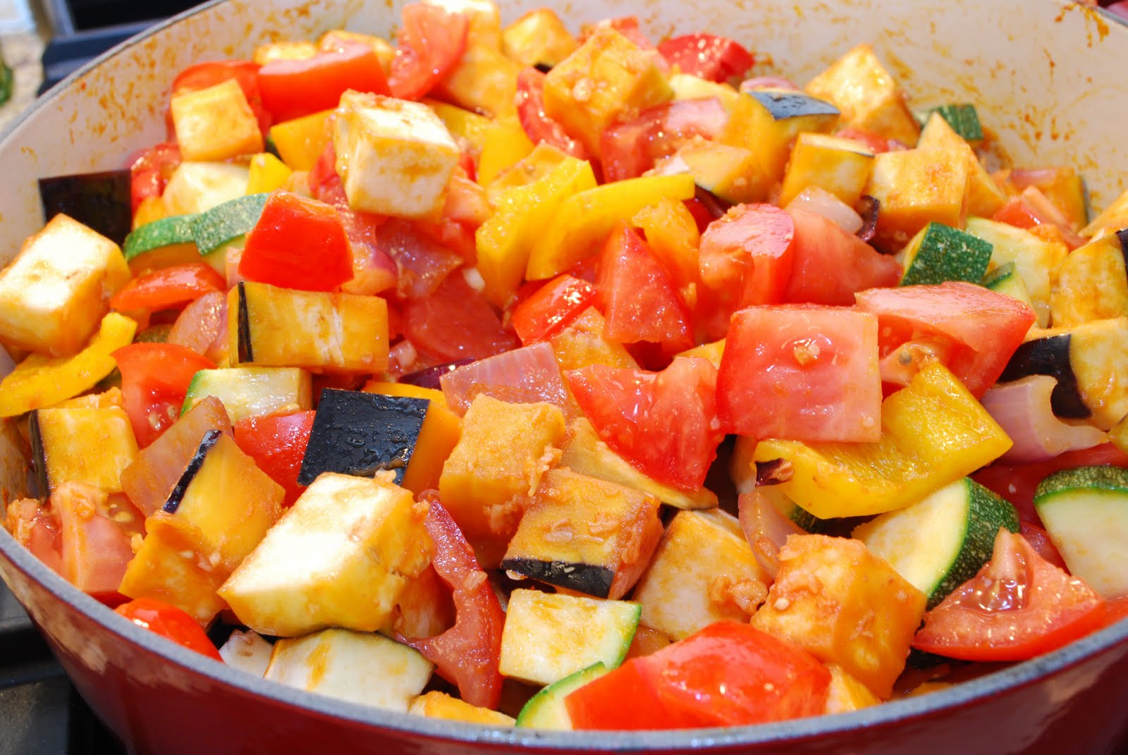 Dinner on the Porch: Ratatouille - enjoying summer's vegetables