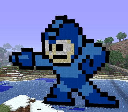 My MineCraft adventures: 8 Bit Art