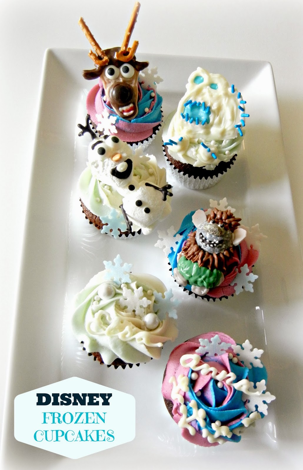 Sugar Swings! Serve Some: Disney Frozen Movie Cupcakes