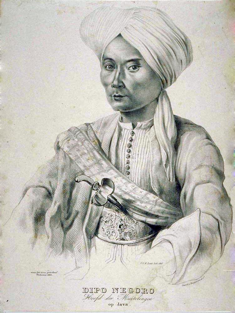 WARRIORS HALL OF FAME: Prince Diponegoro (1785-1855), Indonesian ...
