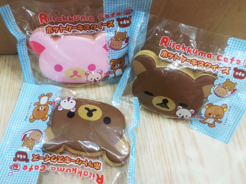 RilakkumaShop.nl: Jumbo Rilakkuma Korilakkuma Pancake Squishy