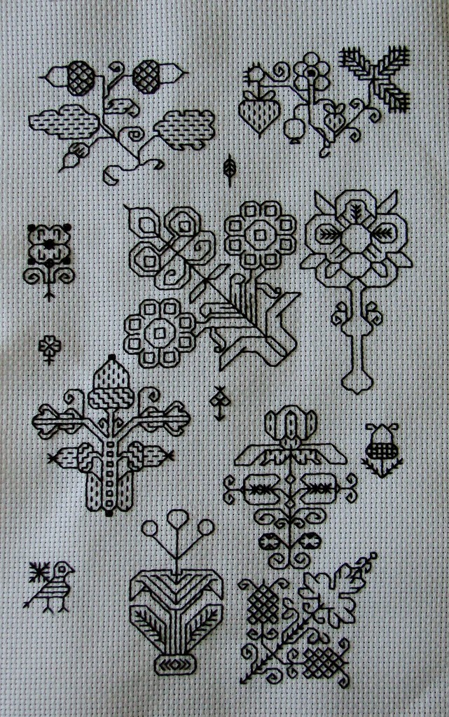 Brain Clutter: Blackwork pattern: Misc blackwork examples #22