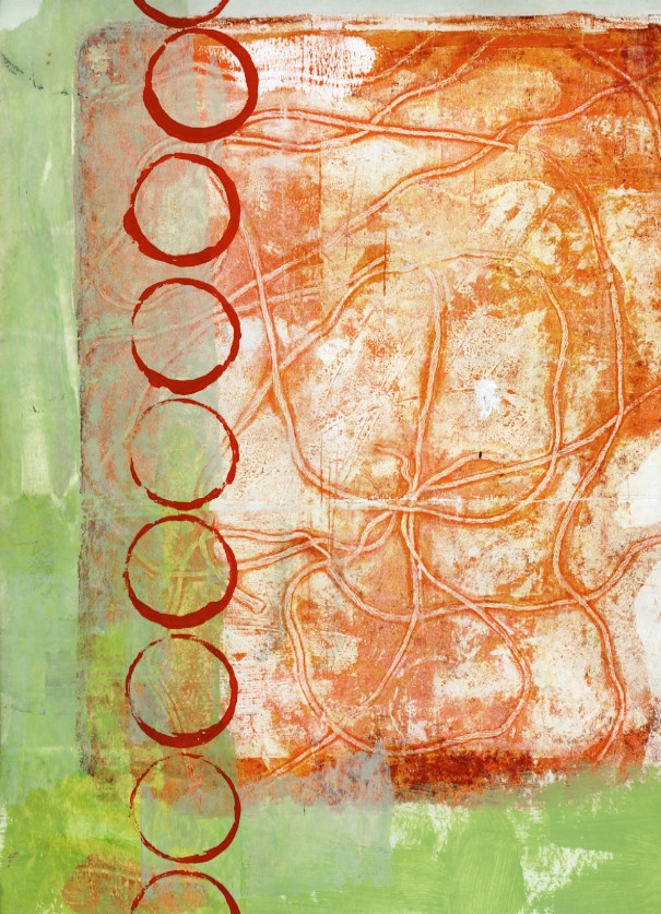 collage journeys by Jane Davies: Scribble Painting