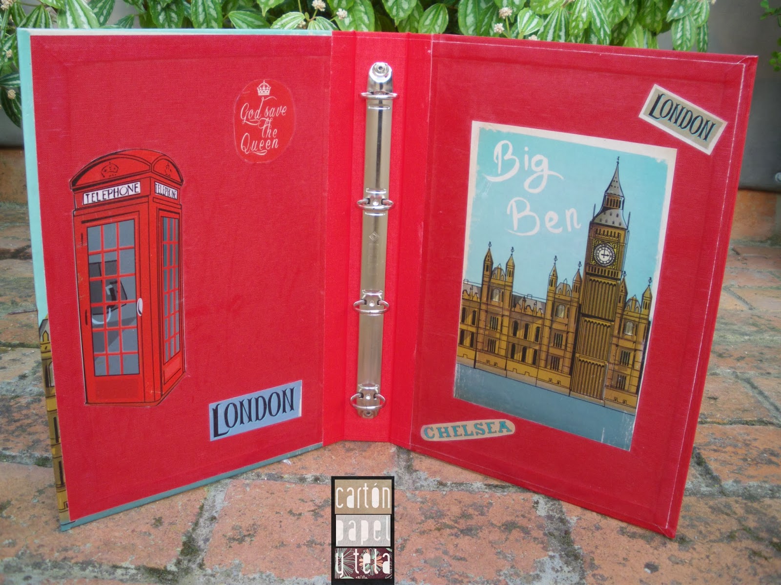 Cartón, papel y tela: Cartapacio LONDON