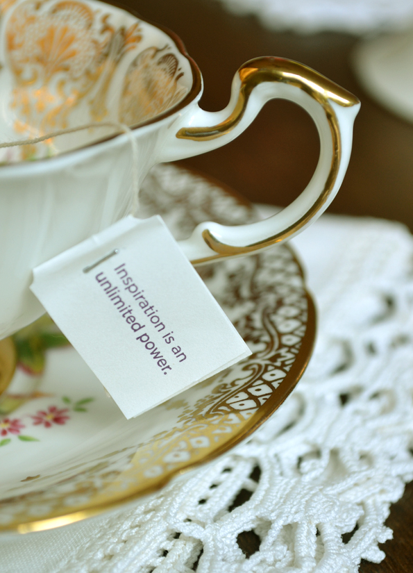 Artful Affirmations: Tea Cup Tuesday-Summertime Tea