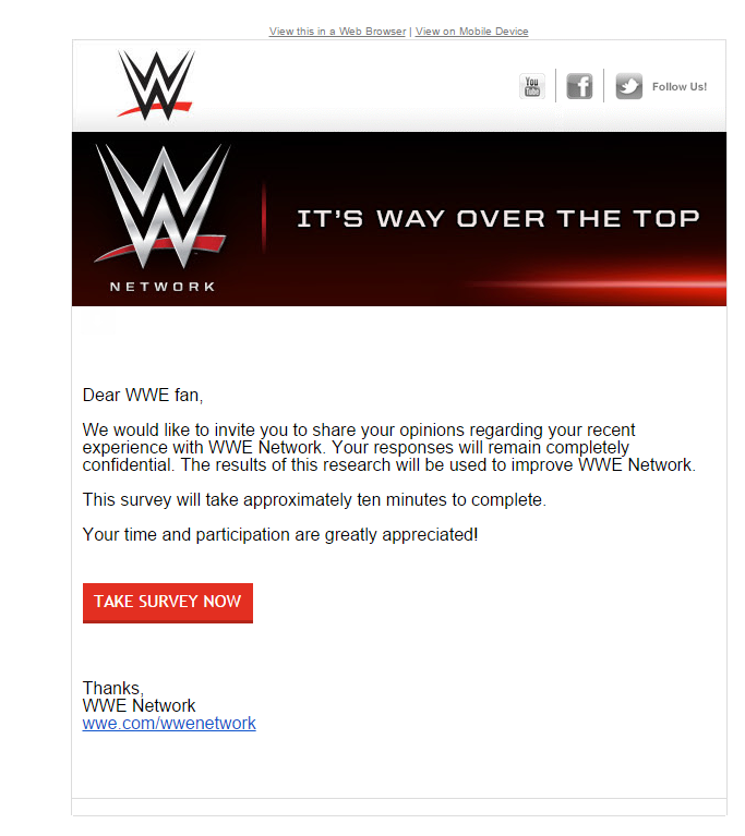 Indeed Wrestling: WWE Network Survey