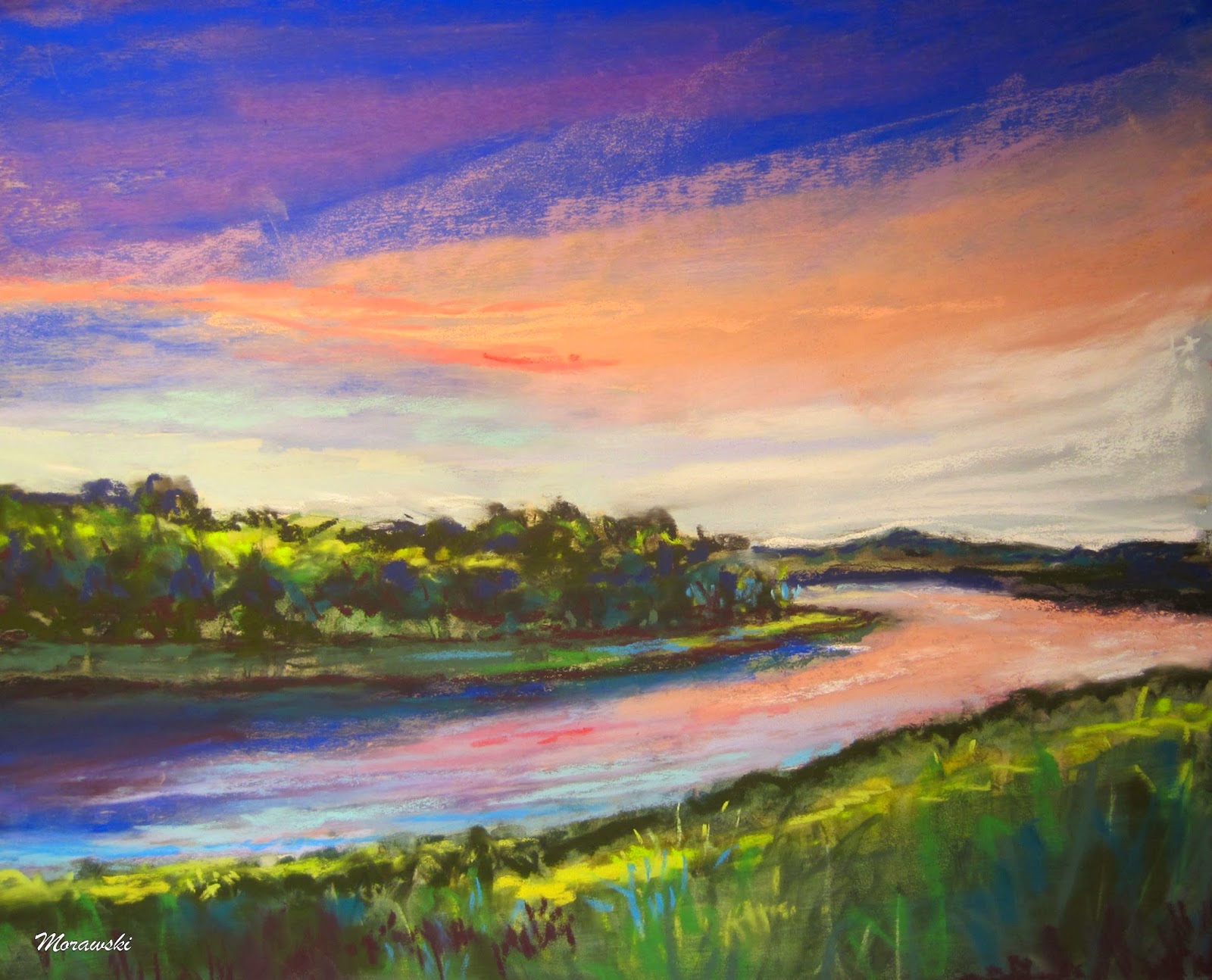 Seasons: Morning, Noon, and Night . . . Landscape Paintings with Cows ...