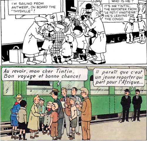 Tintin in the Congo: 1930 | 1946 Comparison