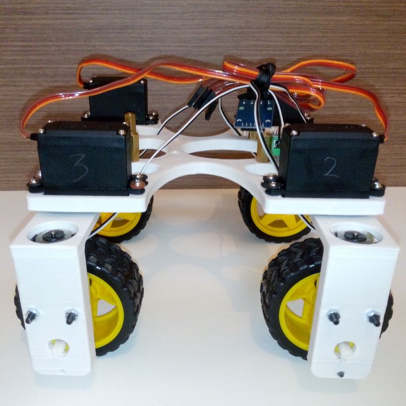 Electrono: 4-wheel drive omnidirectional rover