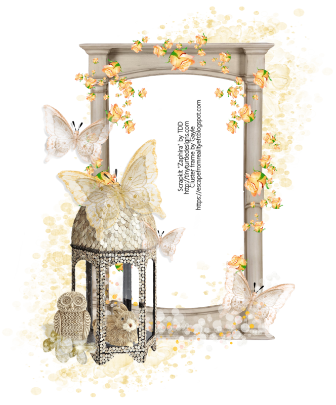 Escape From Reality Blog: FTU Clusters & Cluster Frames Zaphira