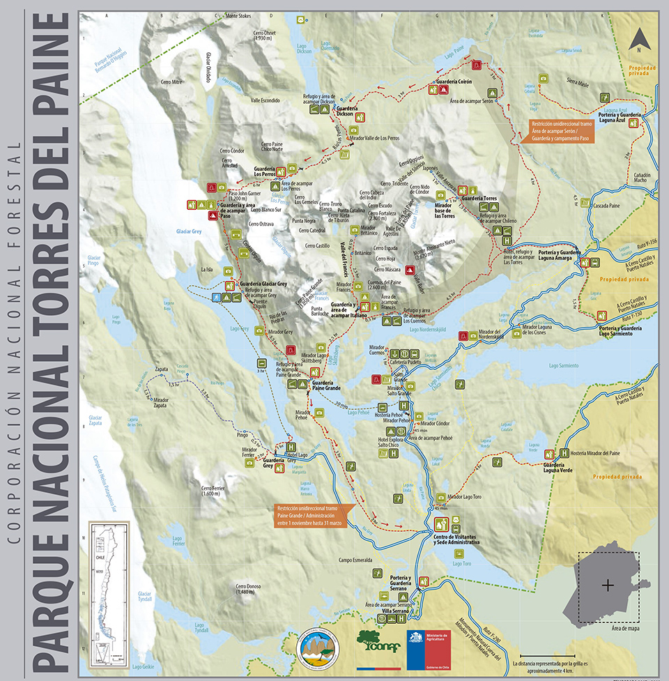 CHILE DE NORTE A SUR: LAGO PEHOE CHILE
