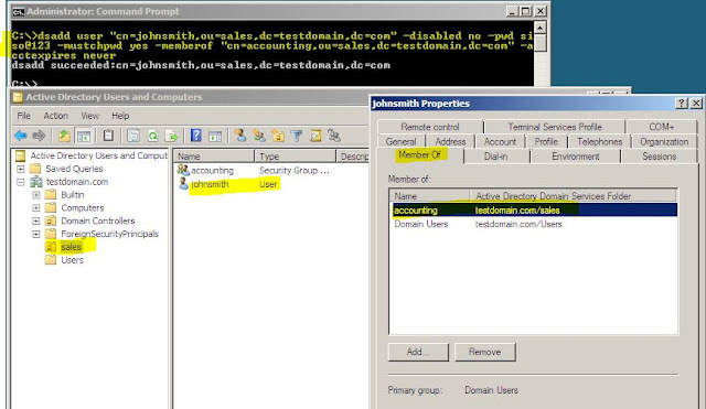 Tech Blog: What are the DS Commands ? How it works in Active directory.