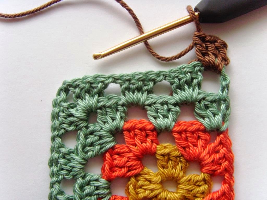 Hekel Idees: Hekel Patroon en Tutoriaal: Moderne "Granny Square ...