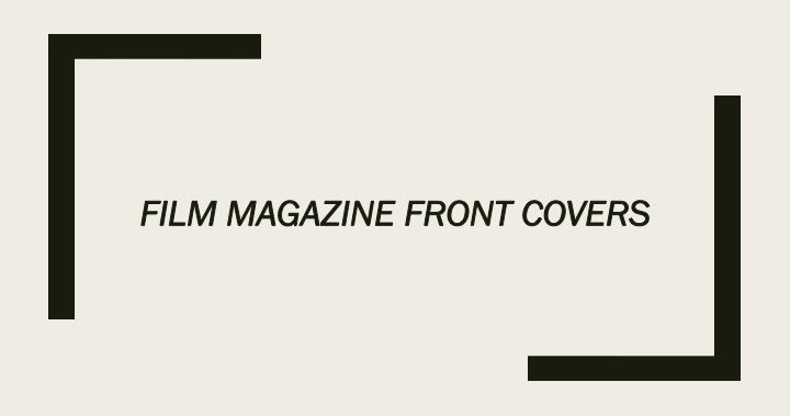 Film Magazine Front Covers