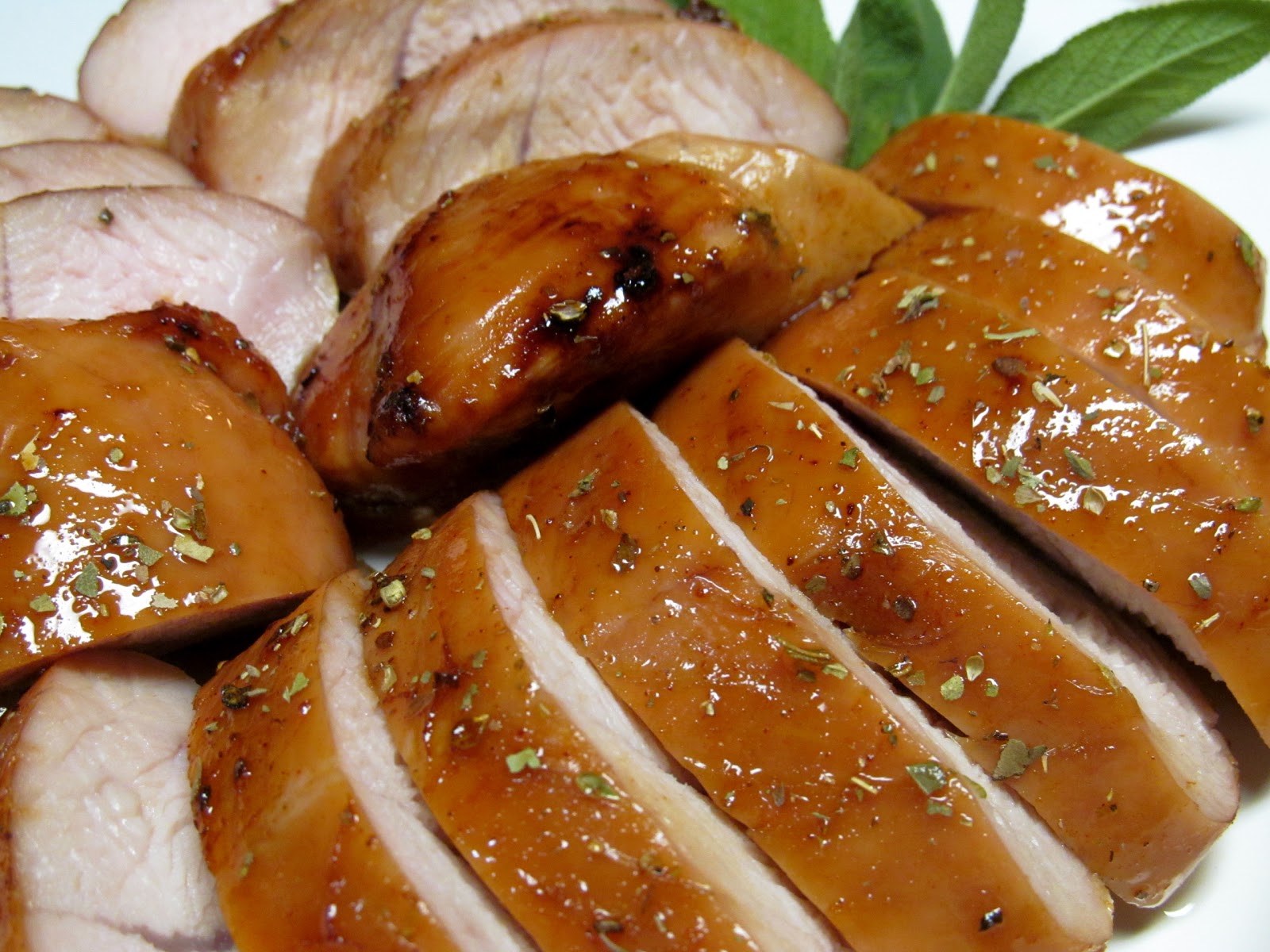 A Cozy Bee: Salted Roast Turkey Breast with Honey Chipotle Glaze