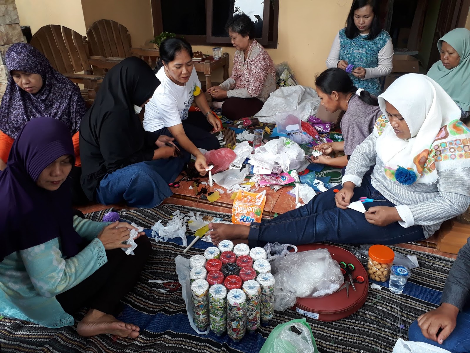 Kegiatan Pelatihan Kreasi Bank Sampah - Bank Sampah Sempulur Asri