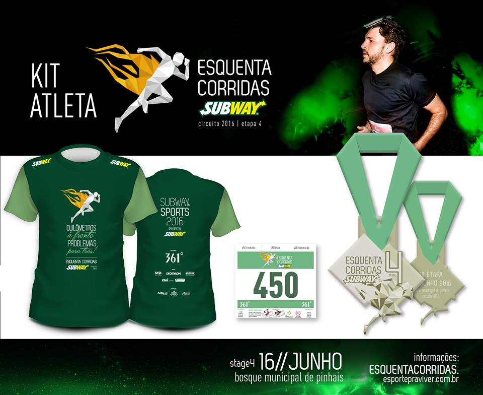 Esquenta Corridas: Kit do atleta