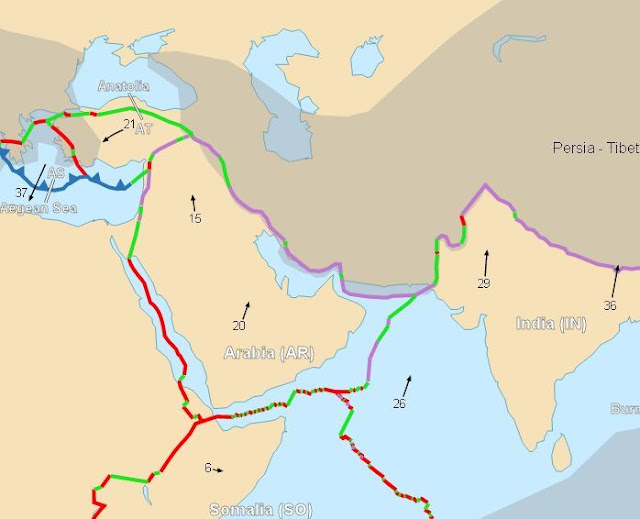 El Planeta Azul: Placa Arábiga