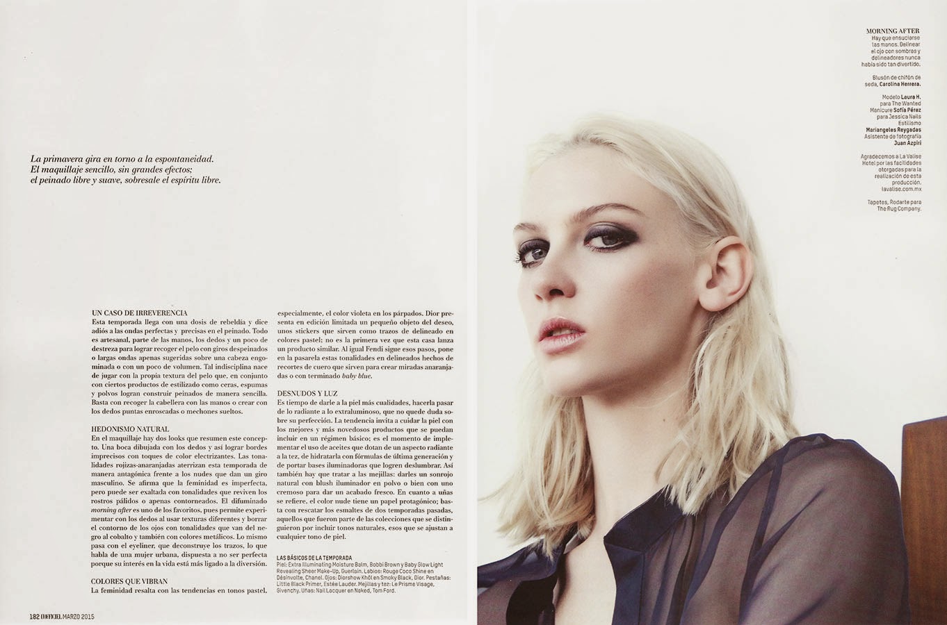 Laura Halm / LÓFFICIEL México Magazine, March 2015. - WANTED Model ... Laura Halm / LÓFFICIEL México Magazine, March 2015. - WANTED Model ...