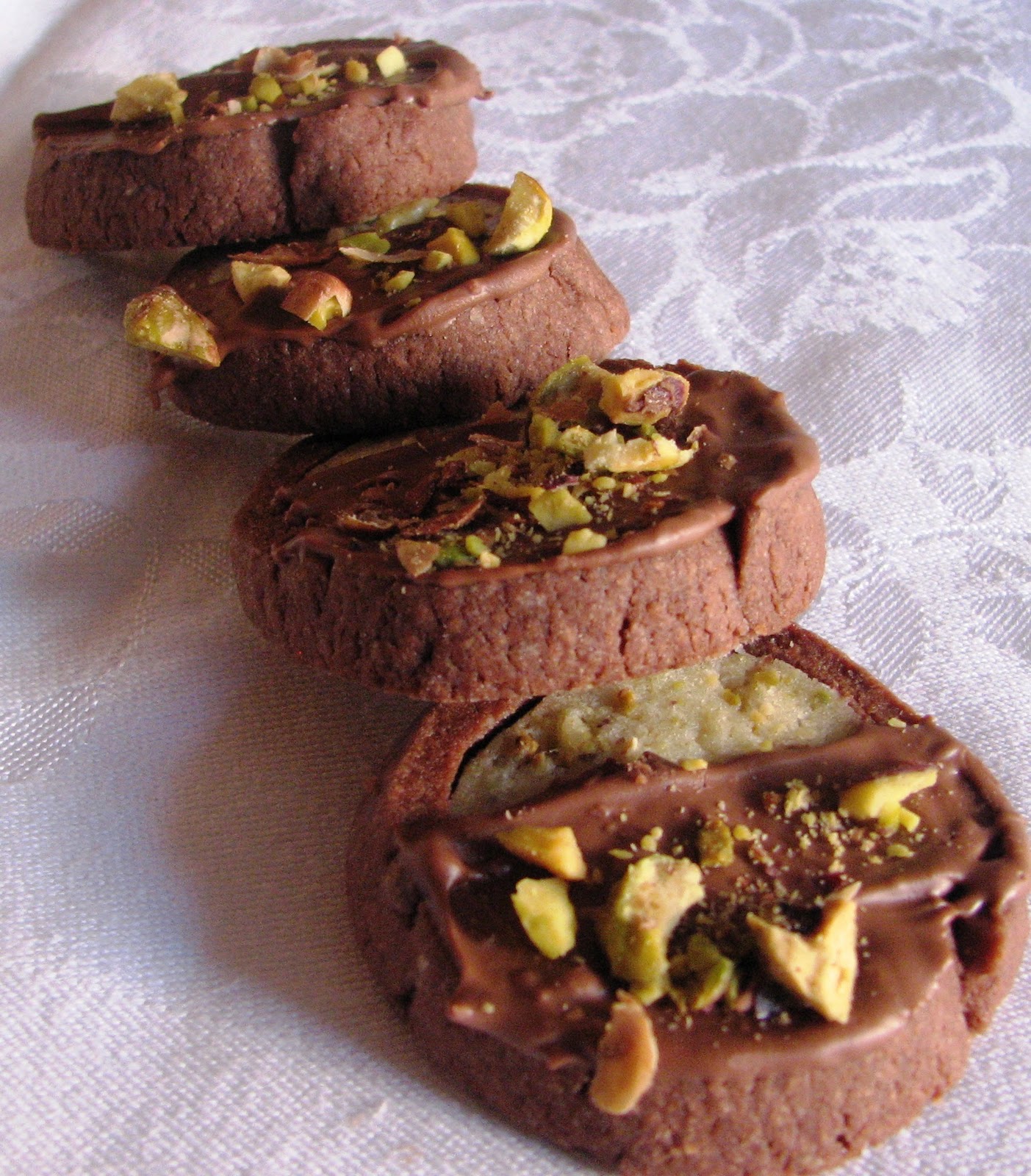 Sladký Sen: Čoko-pistáciové keksy