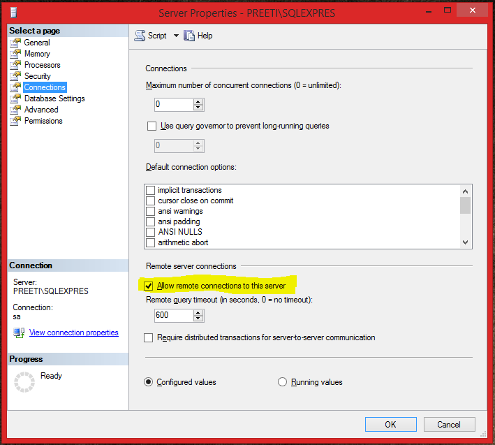 TechnoTips : How to access MS SQL database Remotely