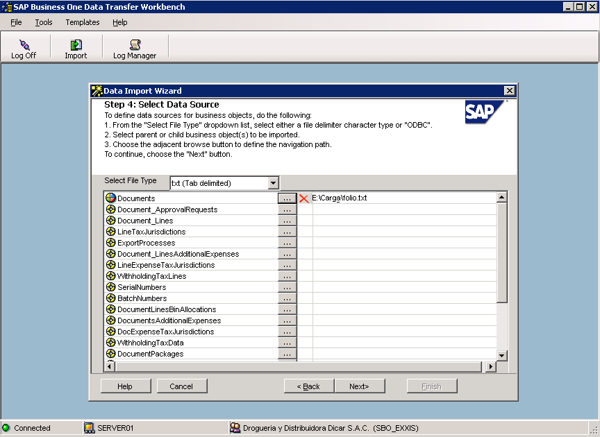 Asignar folio a un documento | Ayuda SAP Business One