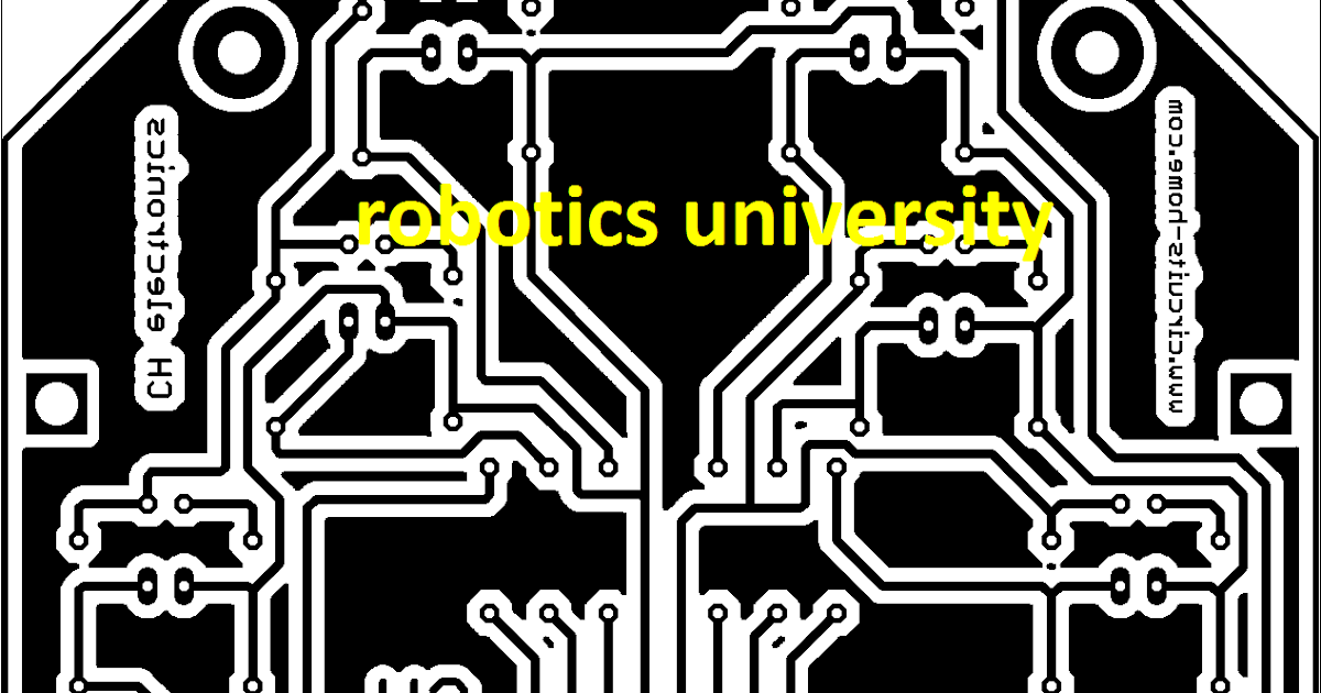 Layout PCB Sensor Robot2 | Robotics University
