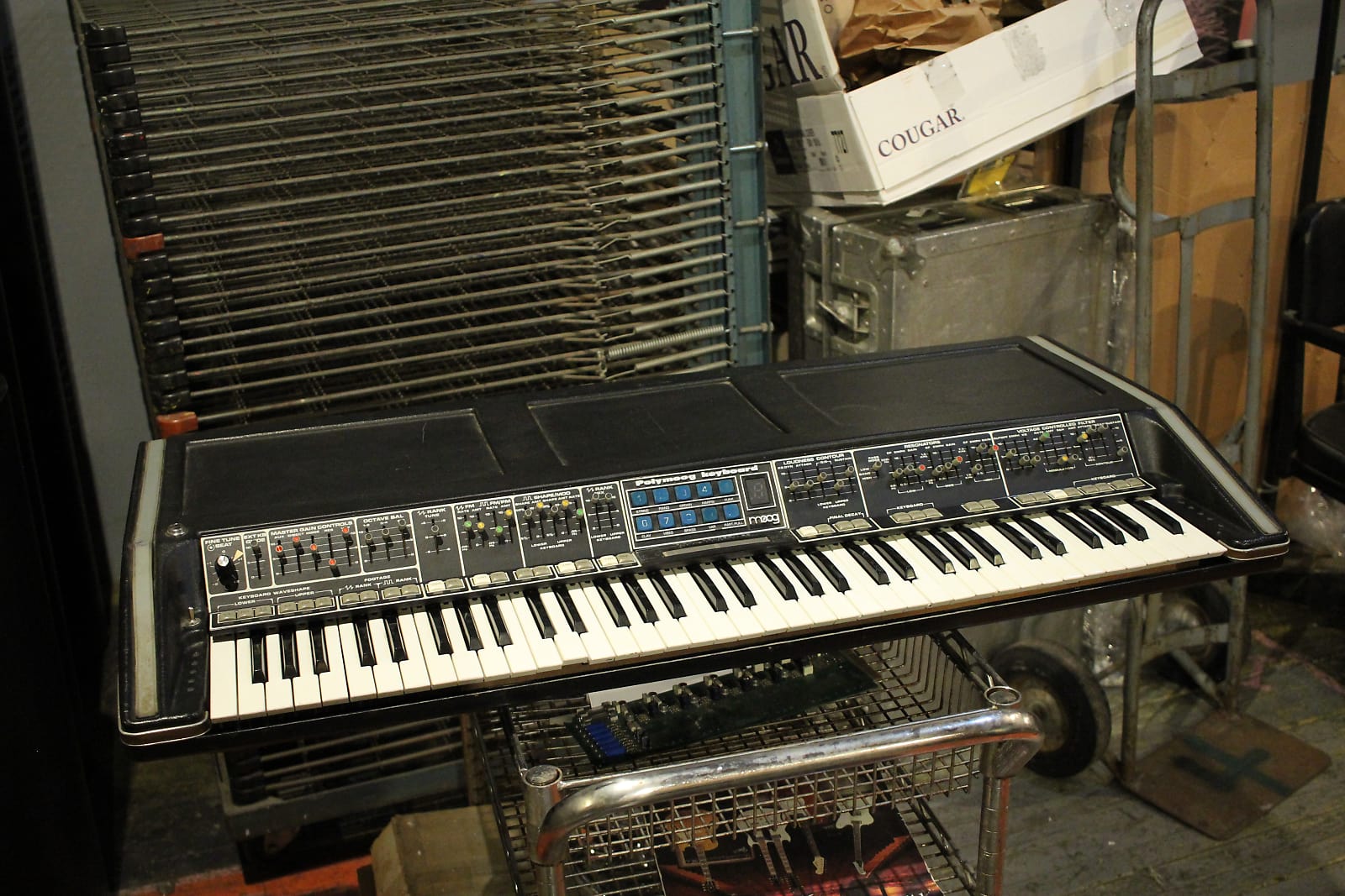 MATRIXSYNTH: Moog 203A Polymoog Analog Polyphonic Synthesizer Keyboard