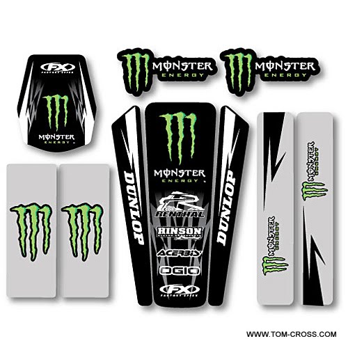 Tom-Cross - Loja Online -: FACTORY EFFEX MONSTER ENERGY TRIM KIT