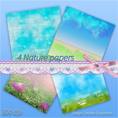 Welkom bij Creative Scrapmom: Fun in Scrapbooking 4 naturepapers