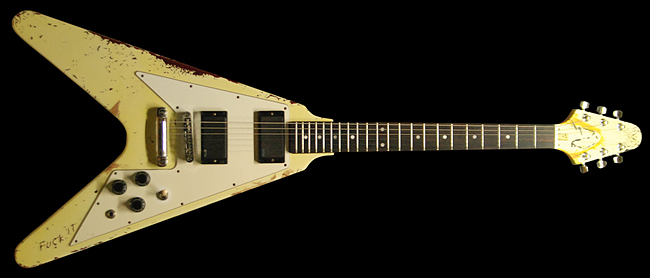 L E N N Y: METALLICA James Hetfield Greco Electra 2236 Flying V Replica ...