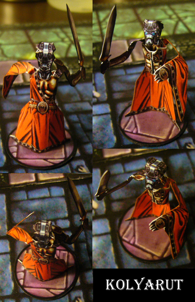 Fantasy Paper Miniature Models: Inevitables