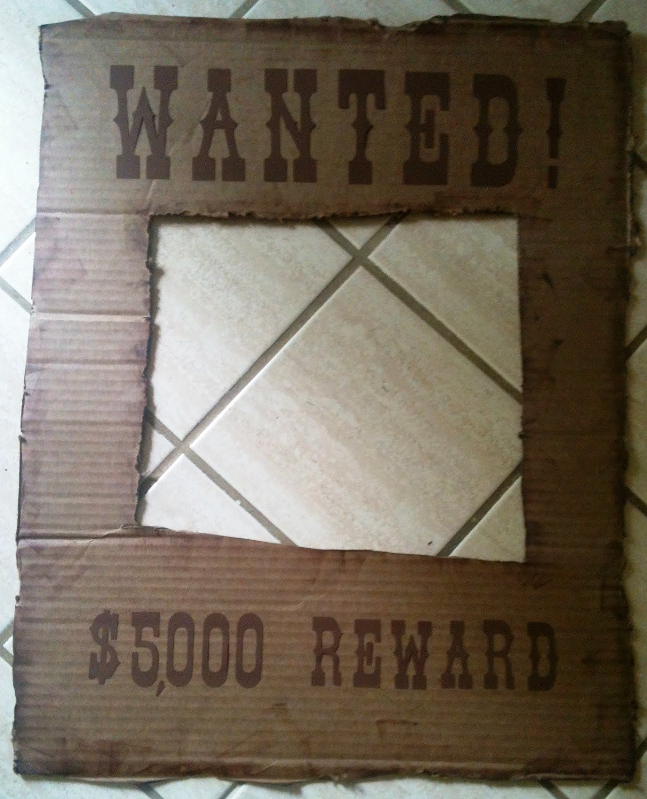 Scrappin' 2 baby girls: Wanted Sign