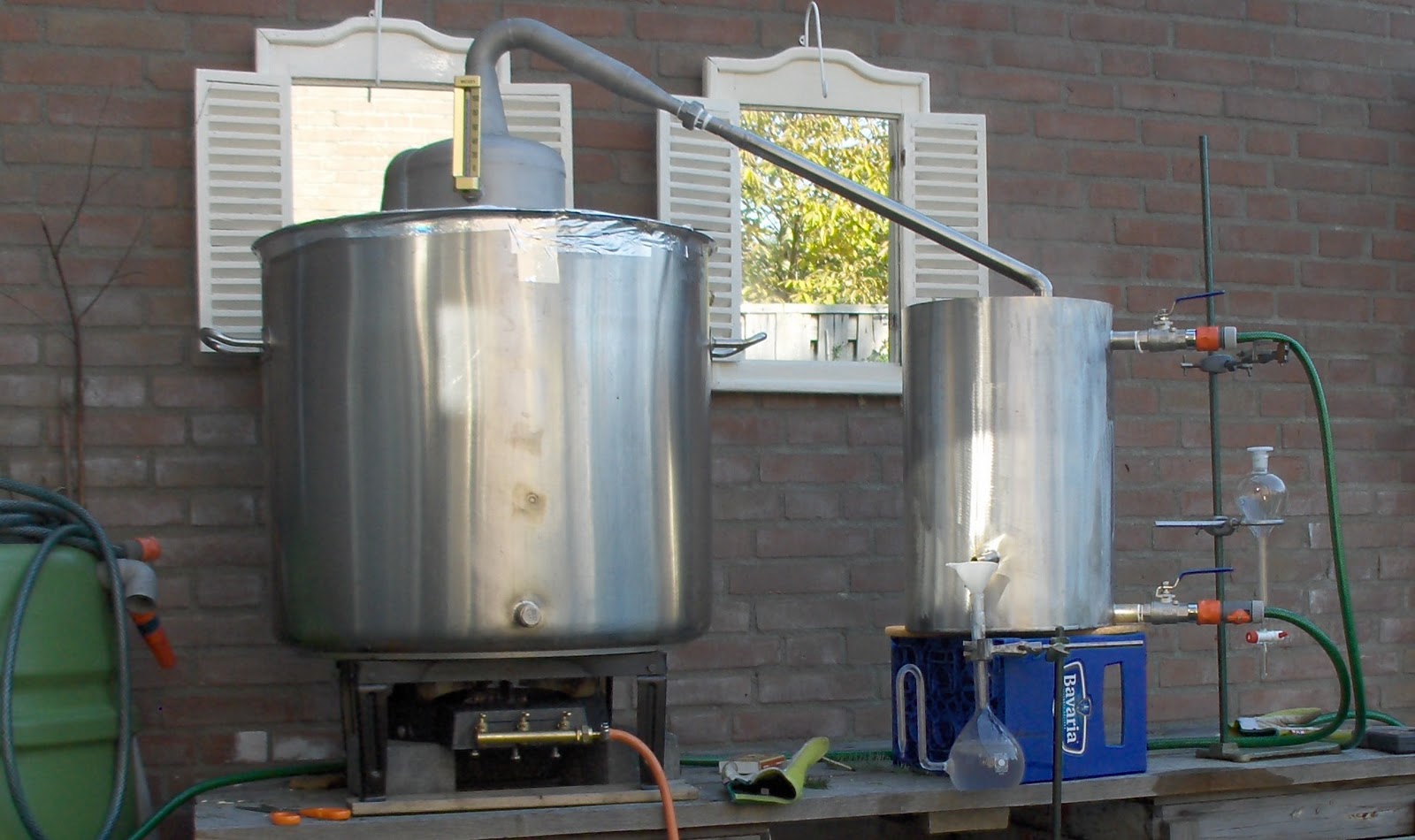 indekoperenketel: Douglasspar destilleren