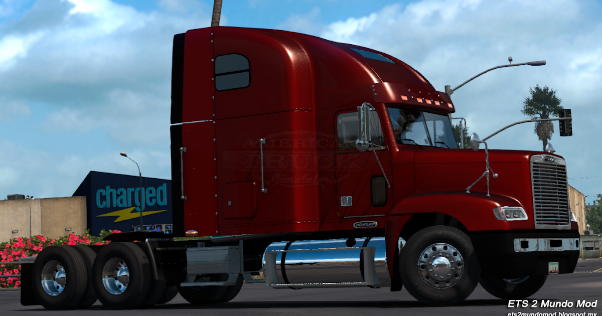 (Tractocamión ATS) Freightliner FLD 120 (Versión 2.0) - ETS 2 Mundo Mod