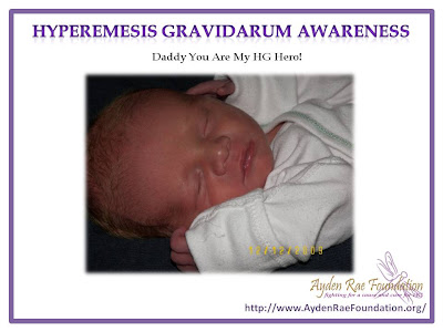 Ayden Rae Foundation: Hyperemesis Gravidarum Awareness Month October!