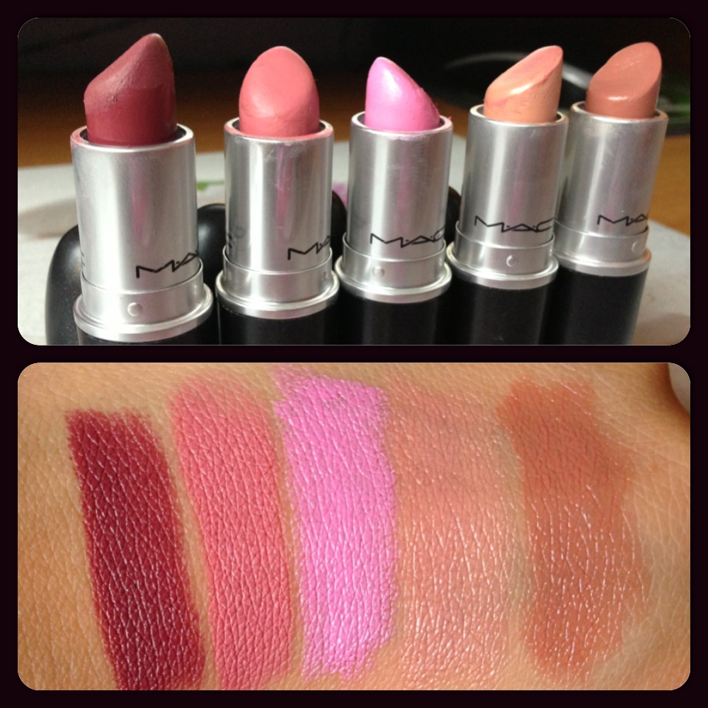 The world of reviews: I miei rossetti MAC: swatches