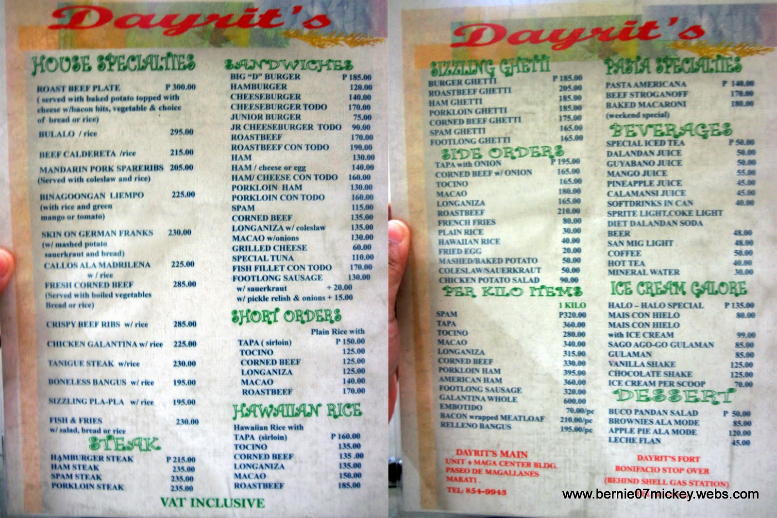F1 Digital Scrapaholic: Dayrit's Burger & Roast Beef House