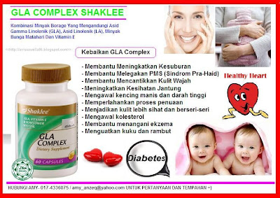 Vita Beauty Biz's Story: GLA COMPLEX SHAKLEE SESUAI UNTUK SEMUA =)