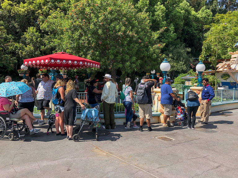 Celebrating Dwarfs at Disneyland and finally getting walked off a ride