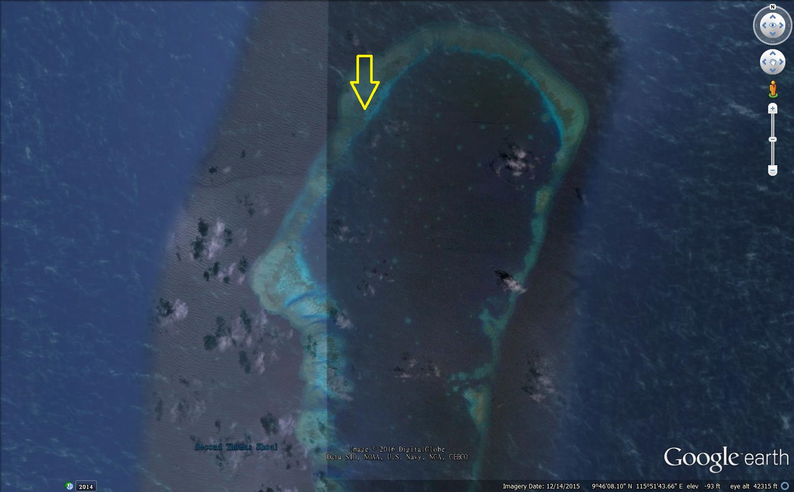 Full Frame: Second Thomas Shoal