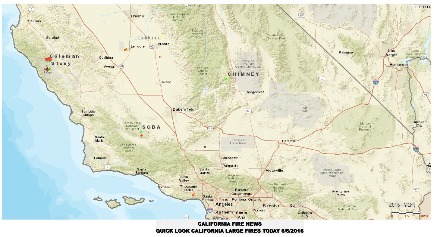 CFN - CALIFORNIA FIRE NEWS - CAL FIRE NEWS : Quick Look: Major ...