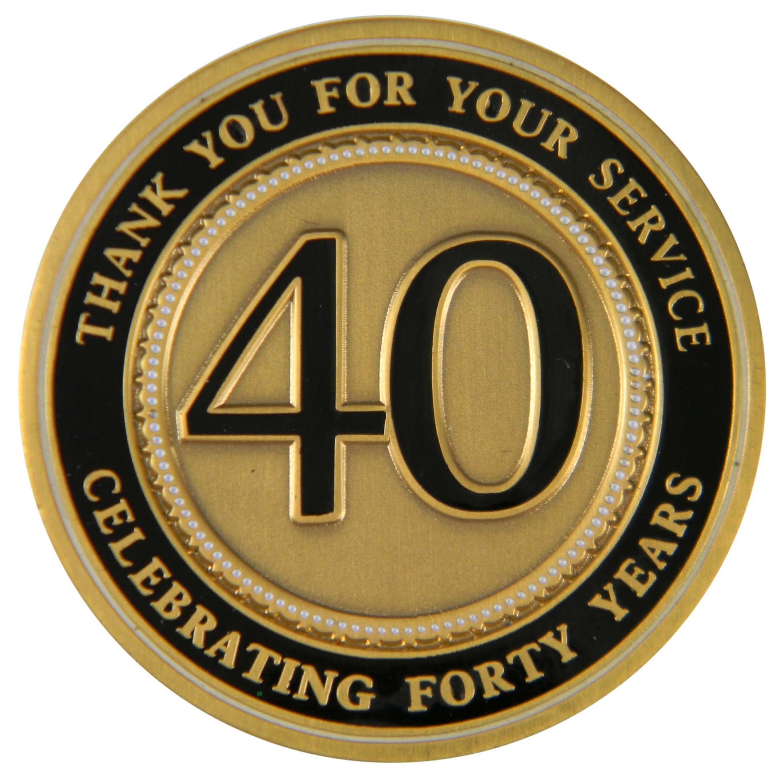 Point Emblems: Years of Service Coins