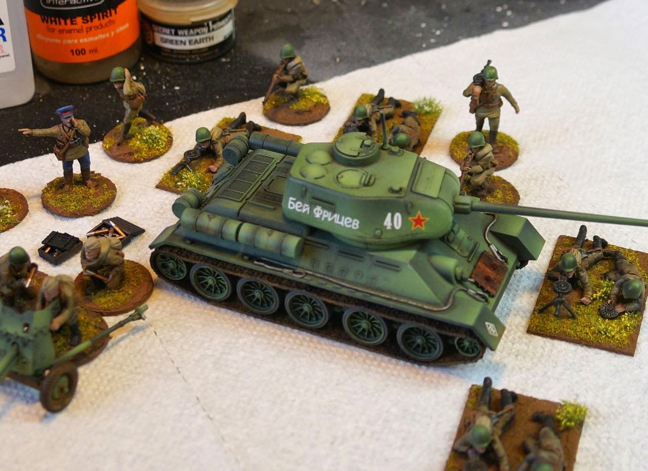 40k Hobby Blog: Cold Wars Convention: Bolt Action Soviet Army in 48 Hours