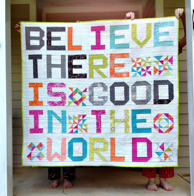 Studio Dragonfly: Be The Good Quilt Finish