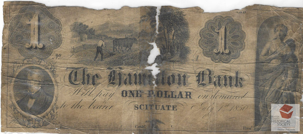 Benton County Museums: 19th Century Bank Notes