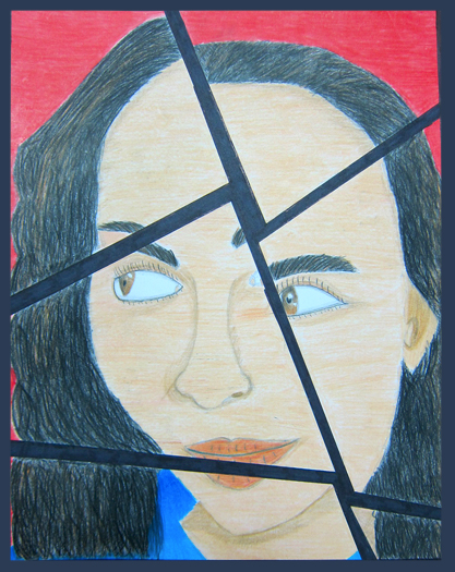 Mr. Bob's Middle & High School Art Room: Beginning Art self portraits ...